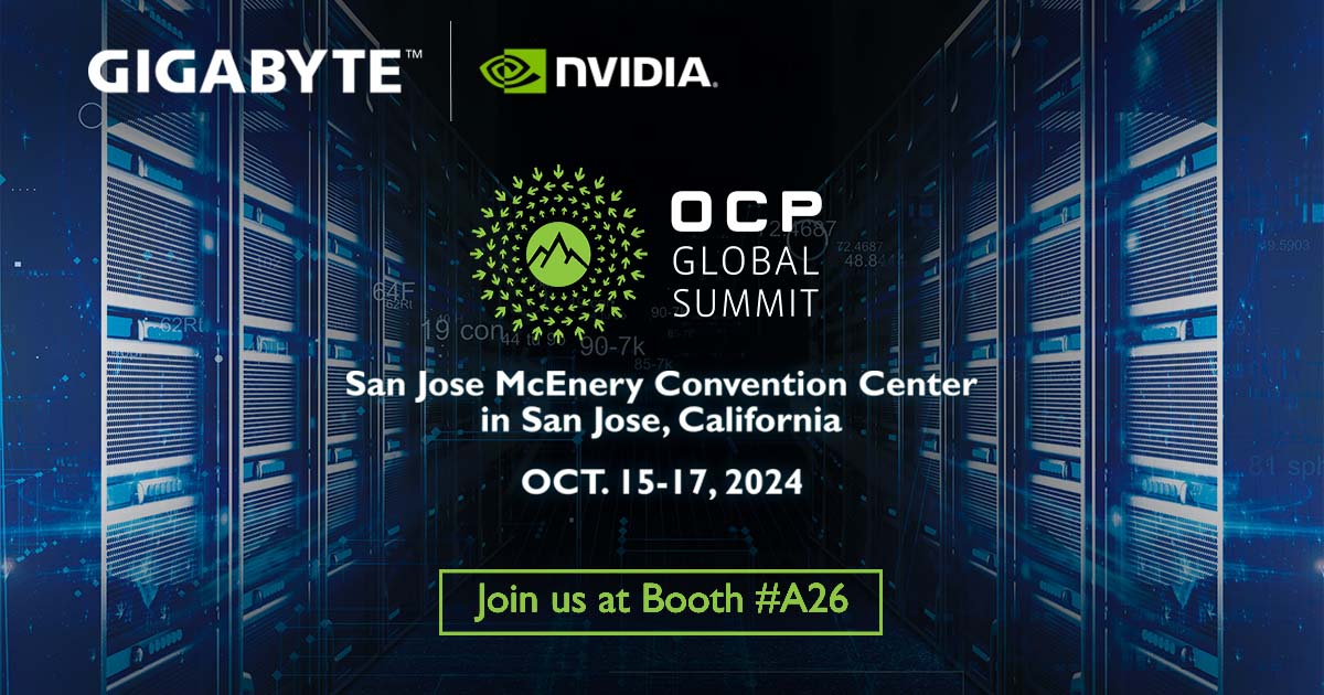 GIGABYTE Exhibits at the OCP Global Summit 2024 to Showcase AI ...